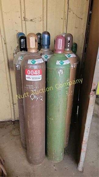 Non-Flammable Gas Cylinders, Steel - Nutt Auction