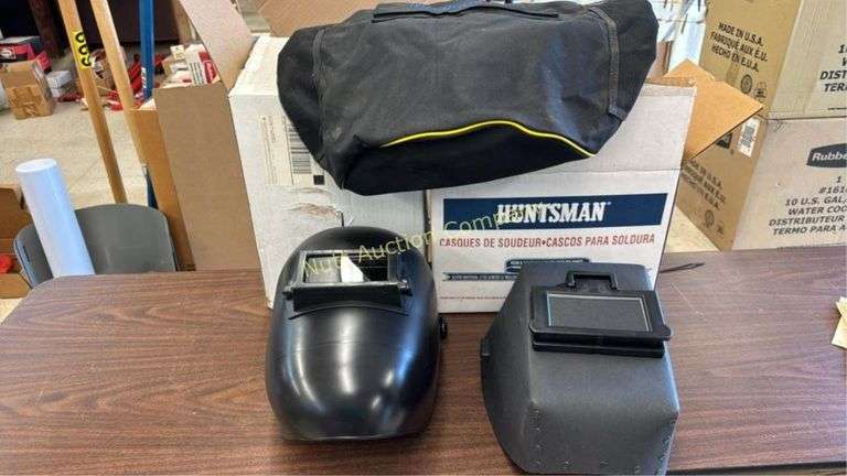 Huntsman Passive Welding Helmet with Powerweld Bag - Nutt Auction