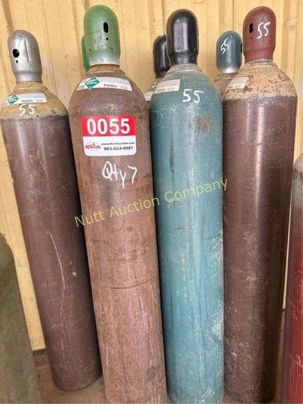 Nitrogen Gas Cylinder, UN1066 - Nutt Auction