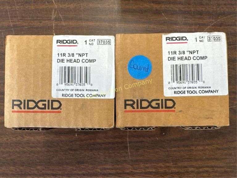 RIDGID 11R 3/8" NPT Die Head Comp - Nutt Auction