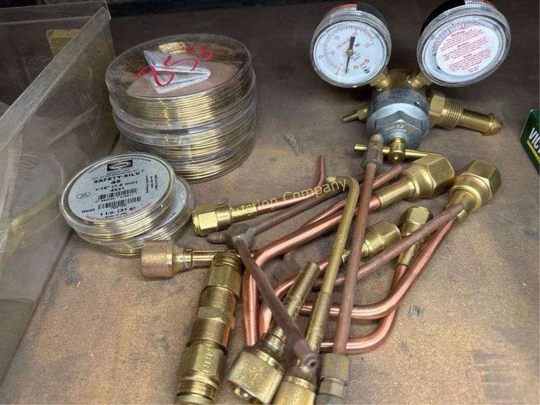 Smith Argon Welding Equipment Set with Regulator & Victor Torches ...