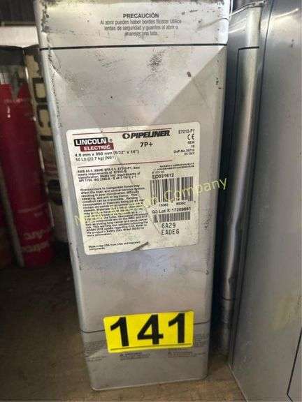 Lincoln Electric Pipeliner 7P+ Welding Electrodes, E7010-P1, 5/32"x14 ...