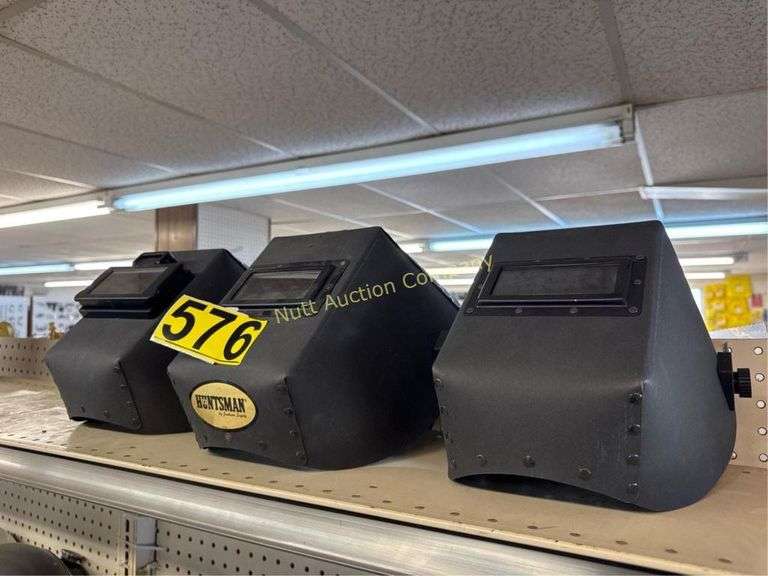 Huntsman Welding Helmet by Jackson Safety, Black, Fixed Lens - Nutt Auction
