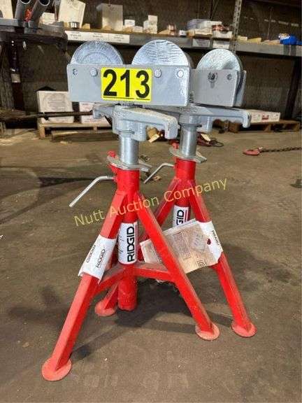 2 RIDGID RJ-98 Pipe Jack Stand, 2500 lbs. Capacity, 12" Pipe ...