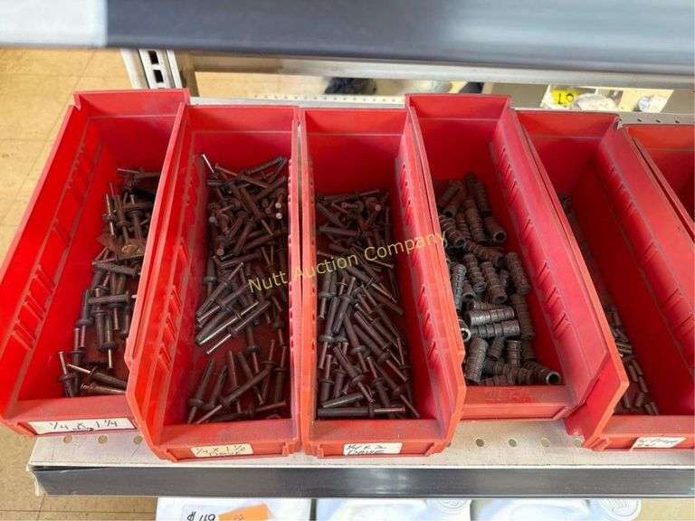 Assorted Fasteners and Connectors - Various Sizes and Types - Nutt Auction