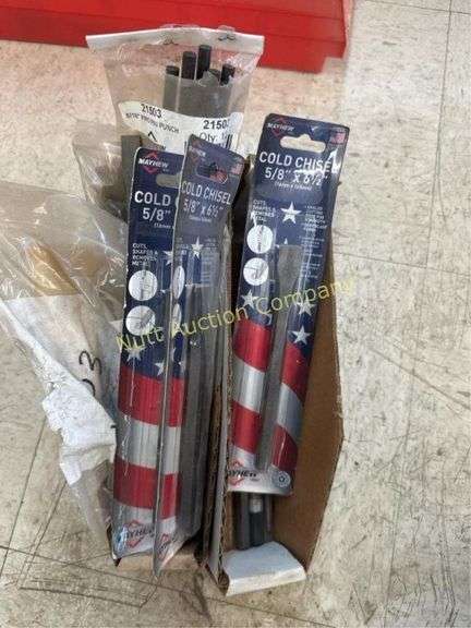 Mayhew Cold Chisels, Made in USA - Nutt Auction