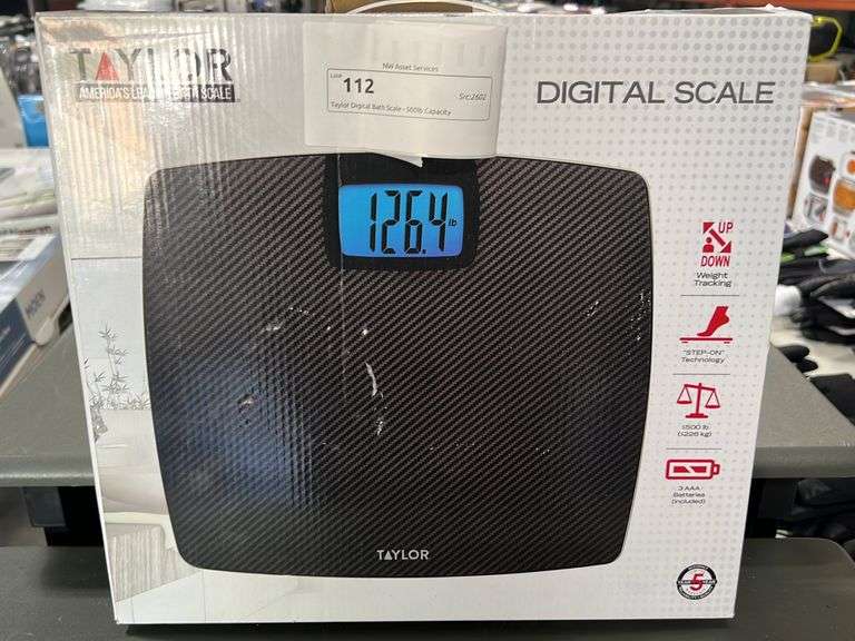 Taylor Digital Bath Scale - 500lb Capacity - NW Asset Services