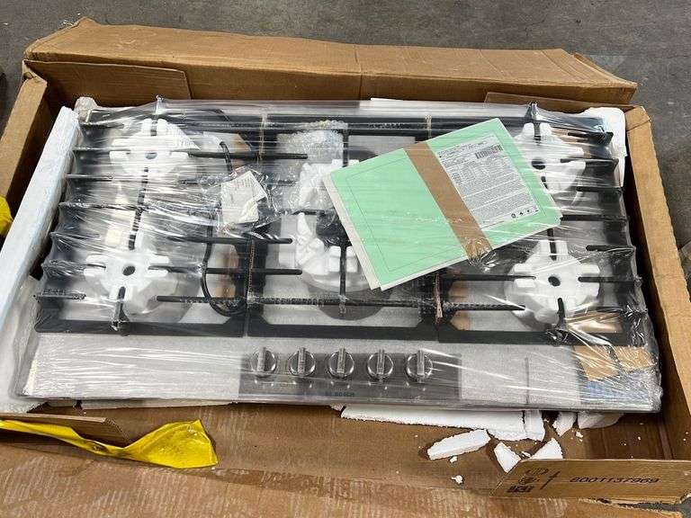 Bosch 36" Natural Gas 5-Burner Built-In Cooktop - NW Asset Services