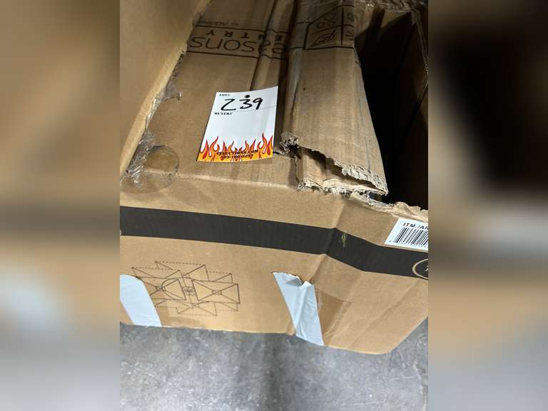 Seasons Sentry Square Solar LED Cantilever Umbrella with Base 10Sq Ft ...