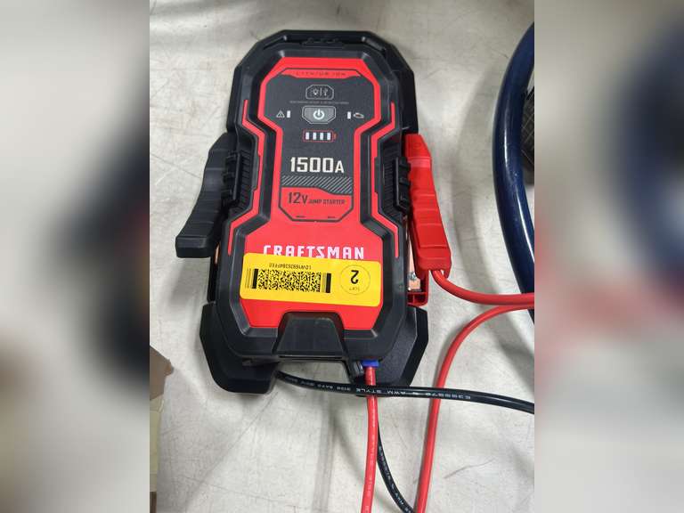 Craftsman Lithium Ion Jump Starter and USB Power Source 12v Battery ...