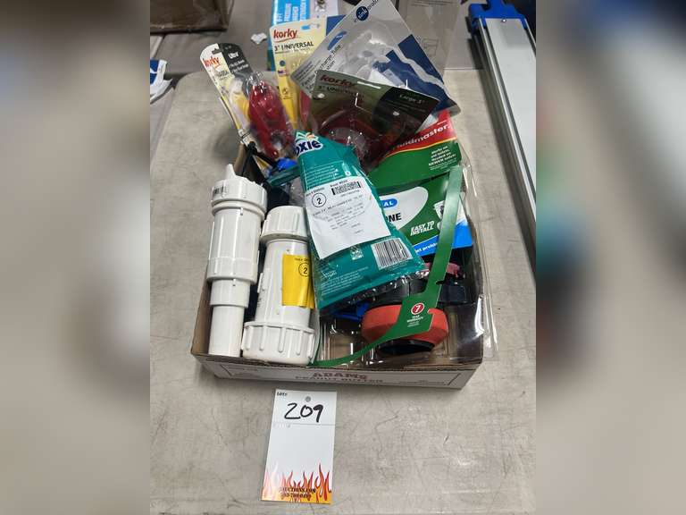 Box of Plumping Supplies - NW Asset Services