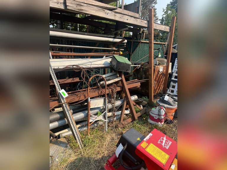 Entire contents of pipe rack - NW Asset Services