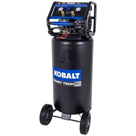 Kobalt 26-Gal Quiet-Tech Air Compressor *RUNS/ WORKS/ HOLDS AIR - NW ...