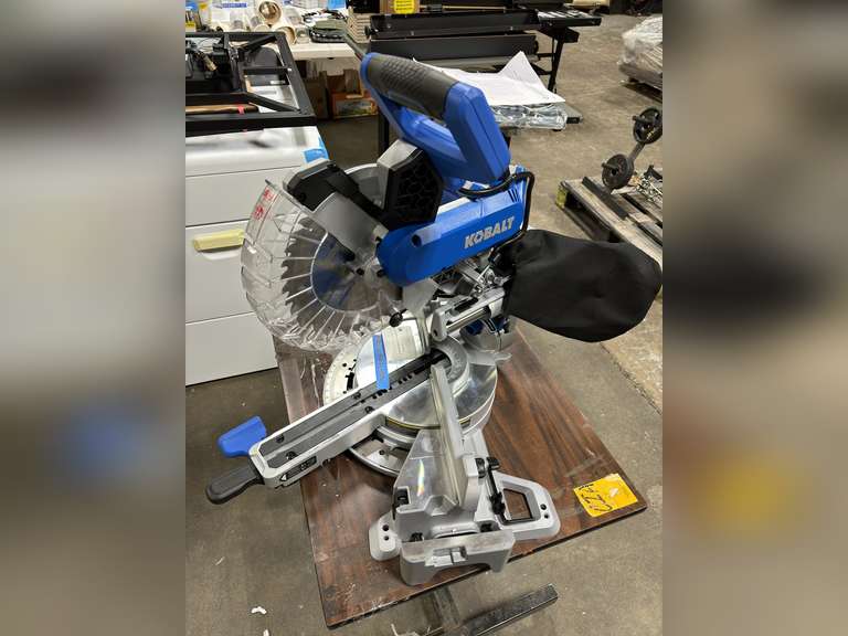 Kobalt 10 In Corded Compact Sliding Miter Saw **NIB/Complete/Tested ...