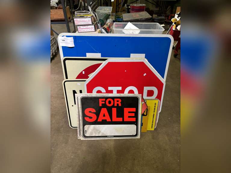 Assorted Road & Workplace Signs - NW Asset Services