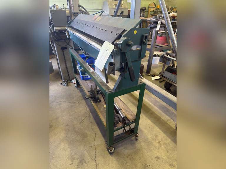 Enco 130-5051 Sheet Metal Finger Brake w/ Attachments - NW Asset Services