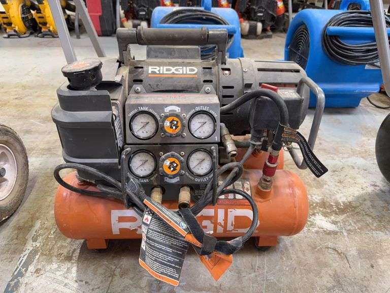 Ridgid OF50150TS 5-in-1 Tri-Stack 5-Gallon Air Compressor *Works/Builds ...
