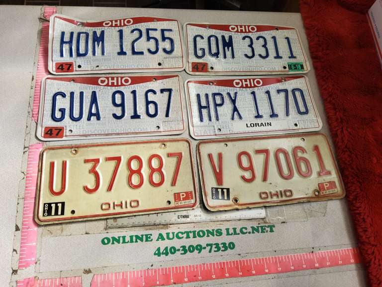 COLLECTIBLE LICENSE PLATES!! - #1 Online Auctions LLC
