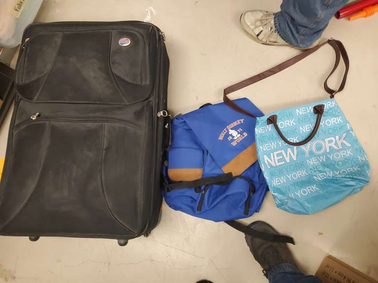 SUITCASE AND 2 BAGS - #1 Online Auctions LLC