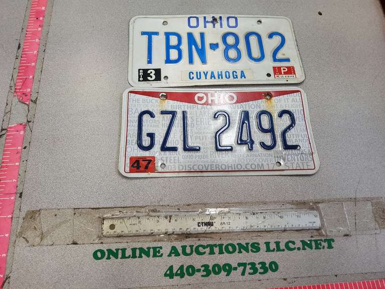 LICENSE PLATES - #1 Online Auctions LLC