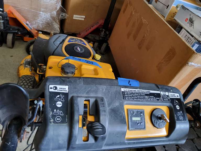 CUB CADET 33 INCH WIDE CUT MOWER, ELECTRIC START, RUNS, NEEDS BELT - #1 ...