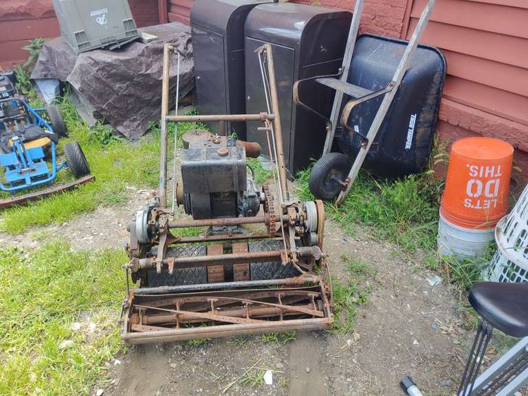 GOLF COURSE GREEN MOWER, FOR PARTS OR REPAIR, OLD AND HEAVY!! - #1 ...