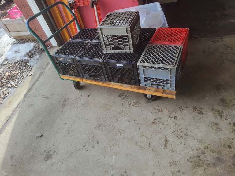 9 STORAGE CRATES - #1 Online Auctions LLC