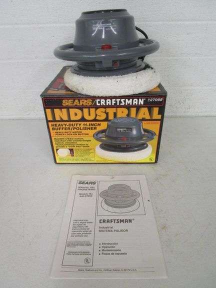 Craftsman Industrial 11" Buffer/Polisher w/Box - Oberman Auctions