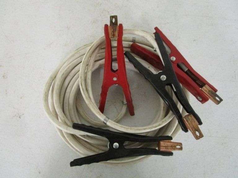 12 Ft. 6 Gauge Copper Booster Cables - Oberman Auctions