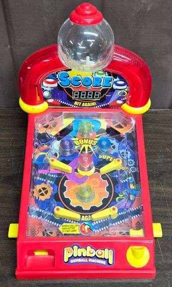 Pinball Gumball Machine - Oberman Auctions