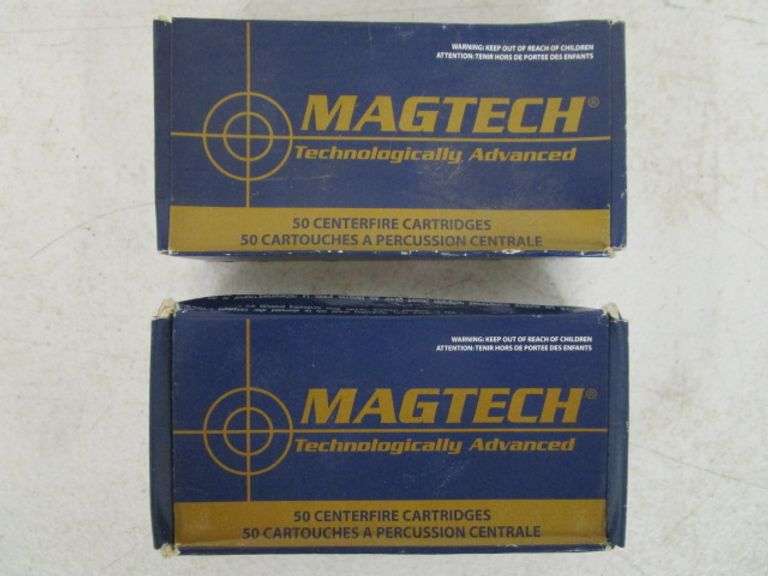 100 Rds. of Magtech .380 Auto Cal. 95 Gr. FMC - Oberman Auctions
