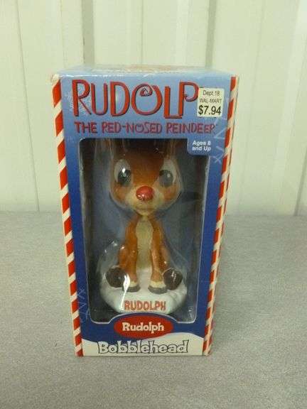 Toy Site - Rudolph The Red Nose Reindeer - Rudolph Bobblehead Toy ...