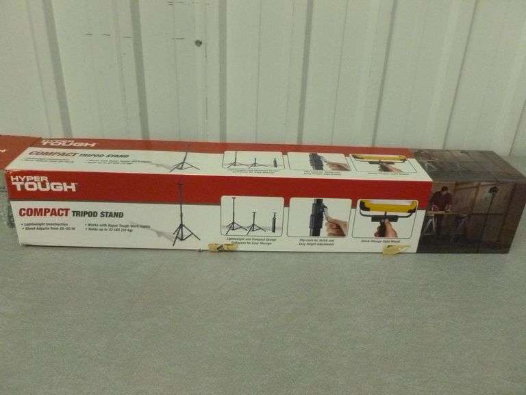 Hyper Tough Compact Tripod Stand Model 7059 - Oberman Auctions