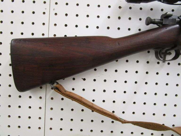 U S Springfield Armory Model 1903 30 Cal Bolt Action Rifle W Tasco 3