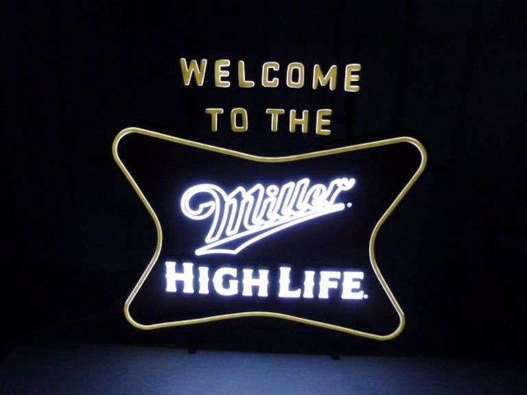 Miller High Life Neon Sign - Oberman Auctions