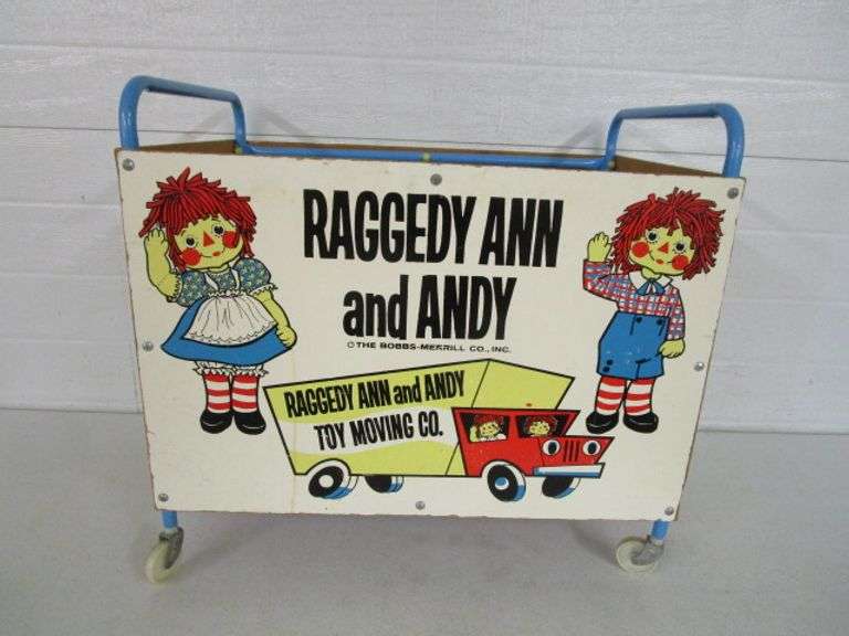 Raggedy Ann and Andy Toy Box - Oberman Auctions