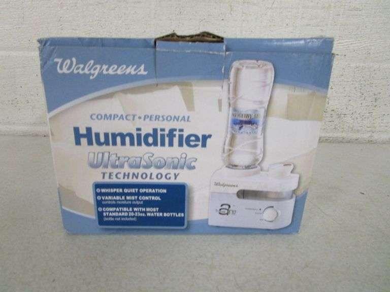 Walgreens Compact Personal Ultrasonic Humidifier w/Box - Oberman Auctions