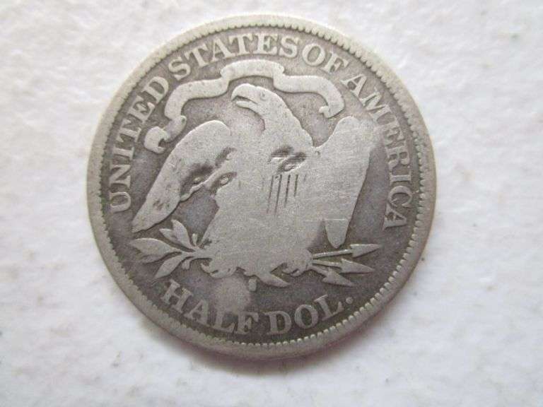 1876 Seated Liberty Silver Half Dollar - Oberman Auctions