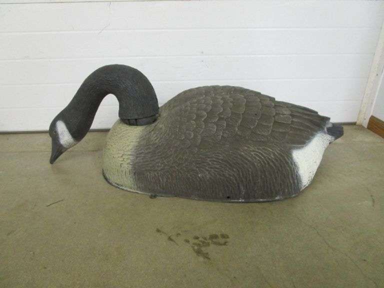 6 - Giant Canada Goose Half Body Decoys - Oberman Auctions