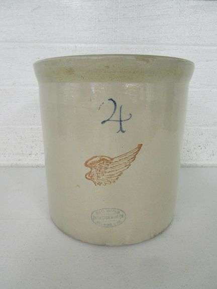 Red Wing 4 Gallon Large Wing Jar - Oberman Auctions