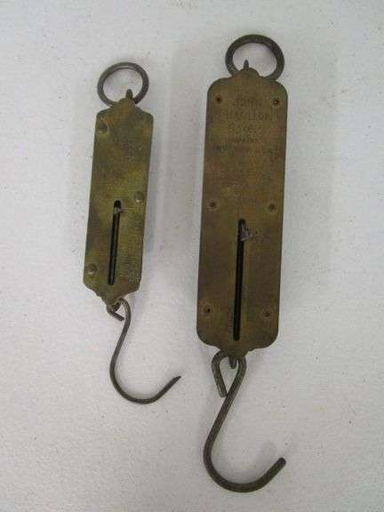 Chatillon 24 Lb. & 50 Lb. Spring Scales - Oberman Auctions