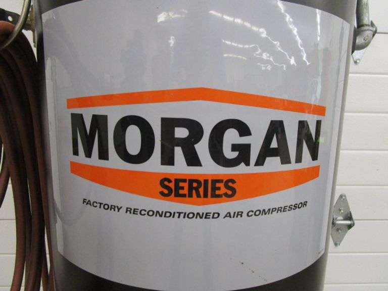 Morgan Series Reconditioned Vertical Air Compressor - Oberman Auctions