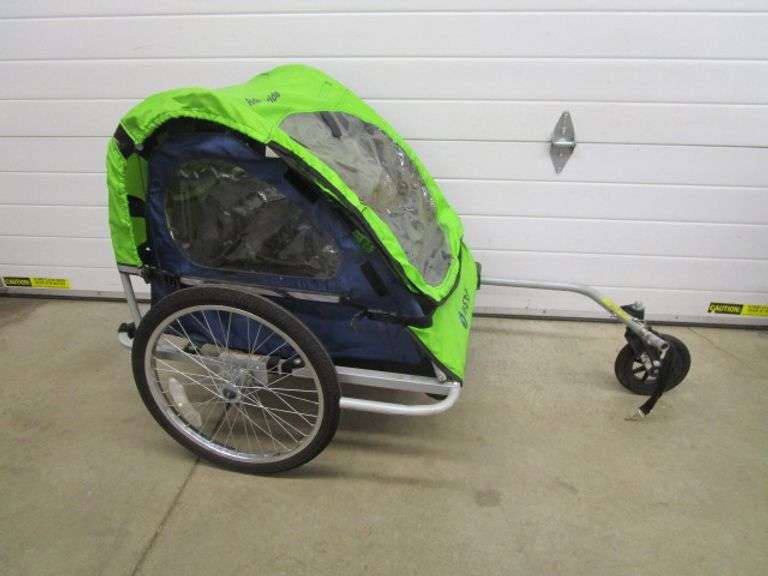 Instep Ride N' Stride Tow Behind Bicycle Trailer - Oberman Auctions