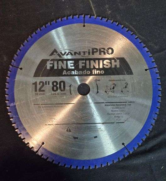 Avanti Pro 12'' Carbide-Tipped Fine Finish Mitre Saw Blade - Oberman ...