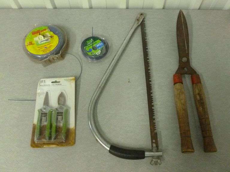 Bow Saw / True Temper Shears / New Pruners / Trimming Line - Oberman ...