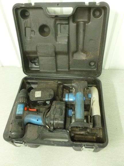 Power Glide 18V Drill And Circular Set - Oberman Auctions