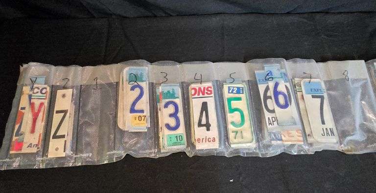 Cut Up License Plates For Sign Making - Oberman Auctions