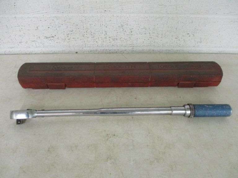 Snap-On Click Type Torque Wrench - Oberman Auctions