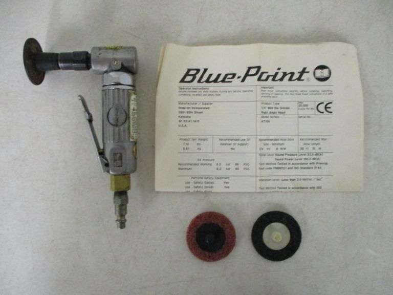 Blue Point Pneumatic Mini Right Angle Die Grinder - Oberman Auctions