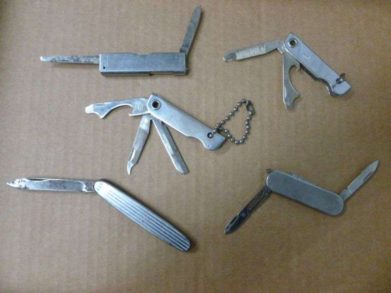 (5) Collector Pocket Knives - Vintage Germany - Oberman Auctions